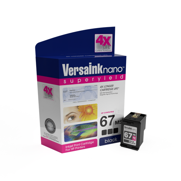 VersaInk-nano HP 67MS - Black MICR Cartridge – VersaCheck