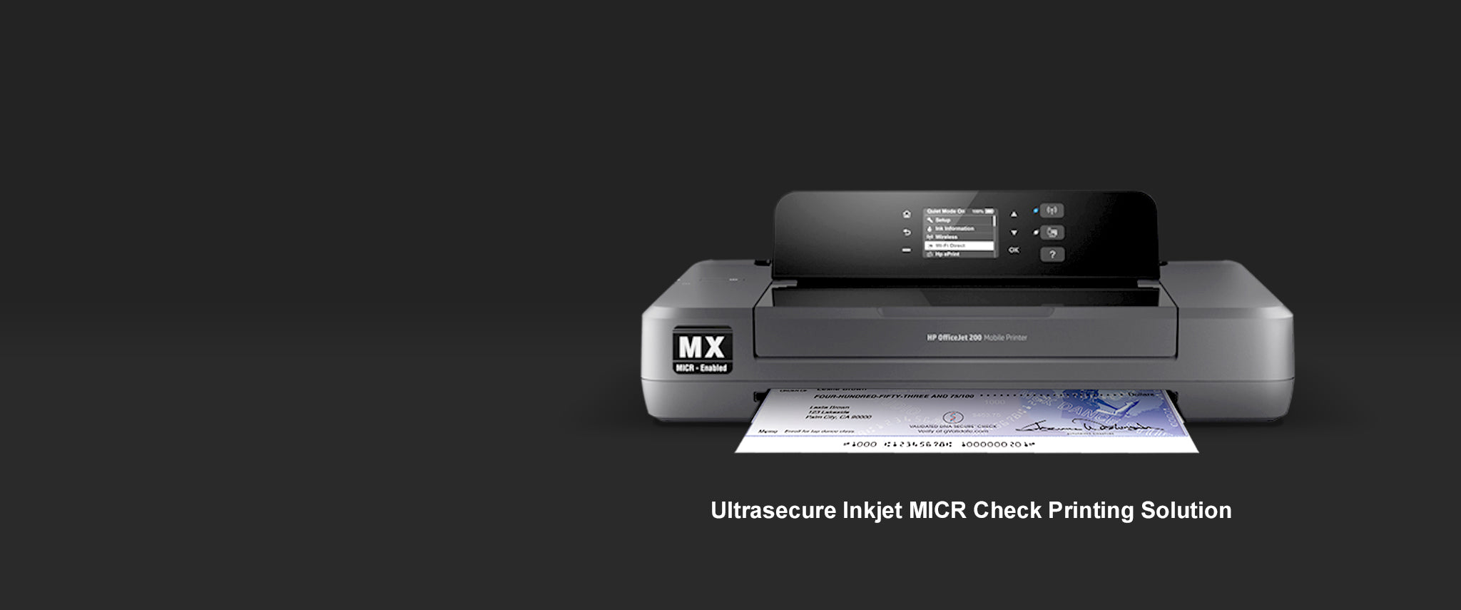 Check Printing, Create And Print Checks – VersaCheck