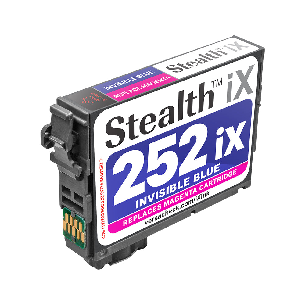 Stealth Inkjet Epson 252 iX Invisible Blue Ink Cartridge - Replaces Ma ...