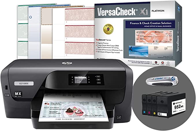 VersaCheck® HP OfficeJet Pro 8210 MXE Color Check Printer and VersaChe