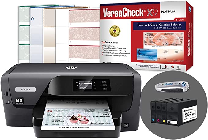 VersaCheck® HP OfficeJet Pro 8210 MXE Color Check Printer and VersaChe
