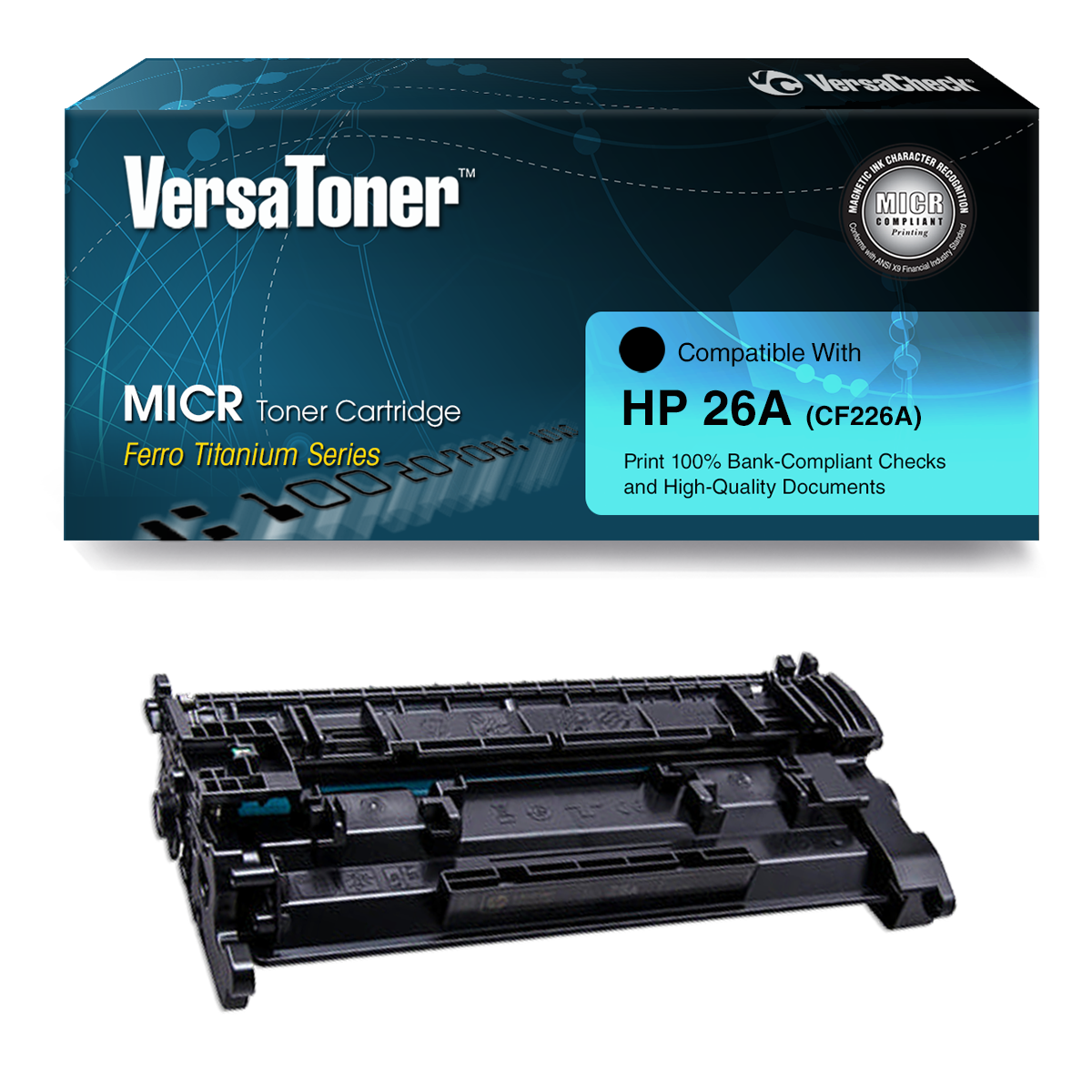 VersaToner - HP 26A (CF226A) - MICR Compliant – VersaCheck