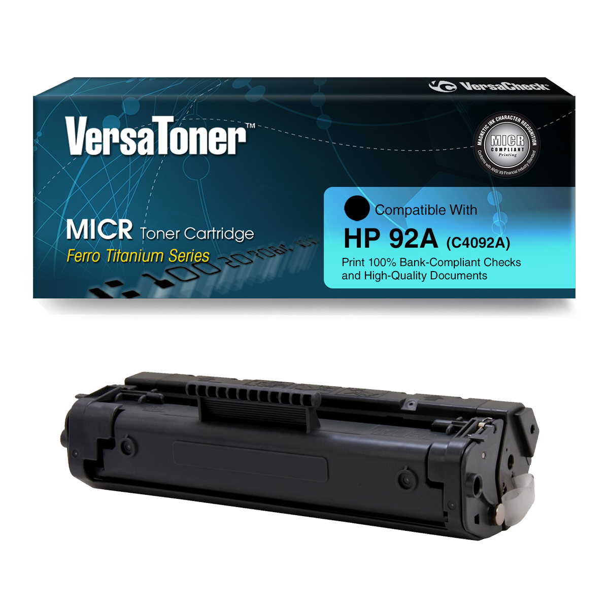 VersaToner - HP - 92A (C4092A) - Black MICR Compliant – VersaCheck