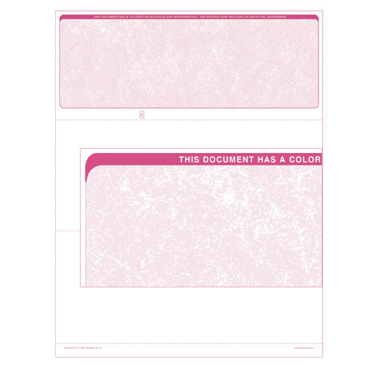 Stealth iX Paper - Form 1000 - Pink Classic - 250 Sheets – VersaCheck