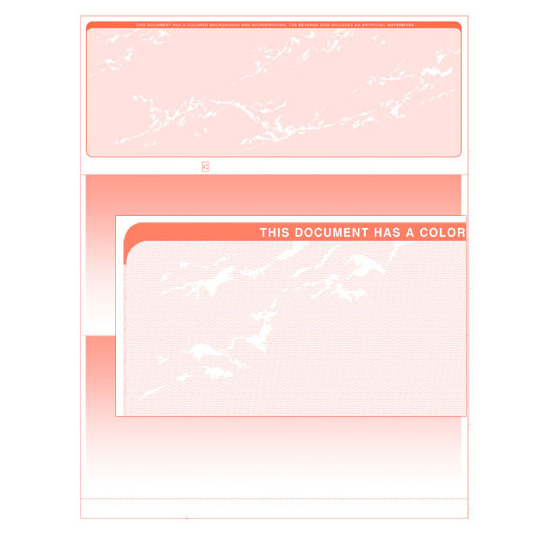 Stealth iX Paper - Form 1000 - Orange Prestige - 5000 Sheets – VersaCheck