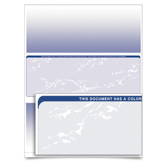 Stealth iX Paper - Form 1001 - Blue Prestige - 1000 Sheets – VersaCheck