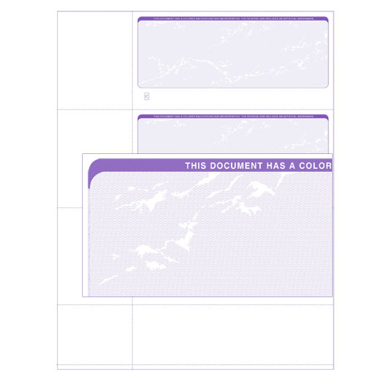Stealth iX Paper - Form 3001 - Purple Prestige - 500 Sheets – VersaCheck
