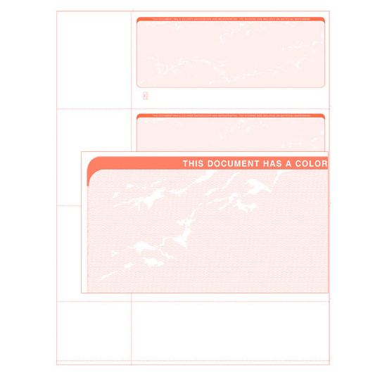 Stealth iX Paper - Form 3001 - Orange Prestige - 1000 Sheets – VersaCheck