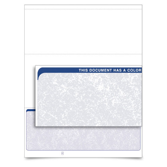 VersaCheck - Form 1002 - Business Check - Classic - Blue - 1000 Sheets