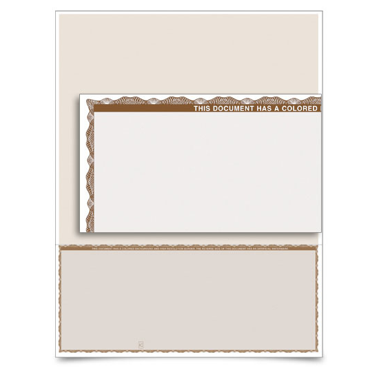 VersaCheck - Form 1002 - Premium - Tan - 500 Sheets / Box