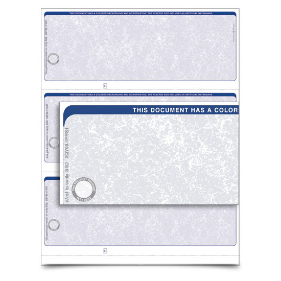 VersaCheck TopSecure Business Standard Check Refills - Form 3000 - Cla