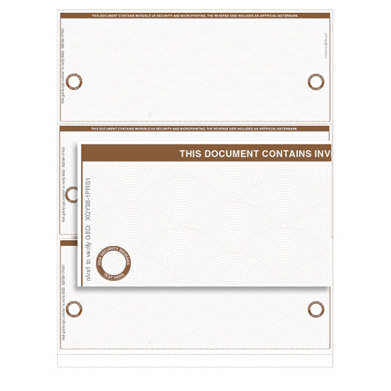 VersaCheck TopSecure UV Secure Stealth Business Standard Check Refills