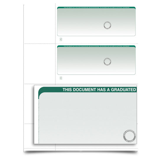 Blank Check Paper VersaCheck Business Check Refills - Form #3000, White ...