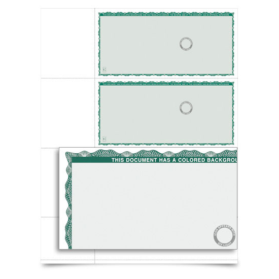 VersaCheck UV Secure Stealth Personal Wallet Check Refills - Form 3001
