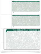 VersaCheck Form 3001 Classic Green - 100000 Sheets