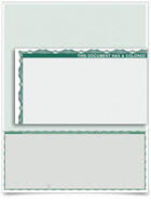 VersaCheck Form 1002 Premium Green - 10000 Sheets