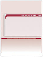 VersaCheck Form 1002 - Business Check - Graduated Burgundy - 10000 She