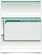 VersaCheck Form 3000 Graduated Green - 100000 Sheets
